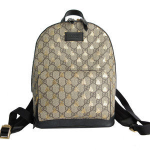 Gucci | Bags | Gucci Gg Supreme Bee Backpack Beige Brown Black | Poshmark